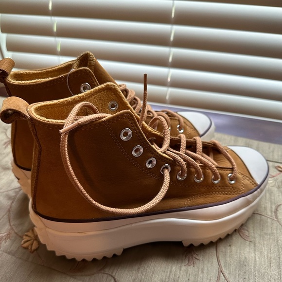 Converse | Shoes | Converse Run Star Hike Hi Wheat Nubuck Leather ...